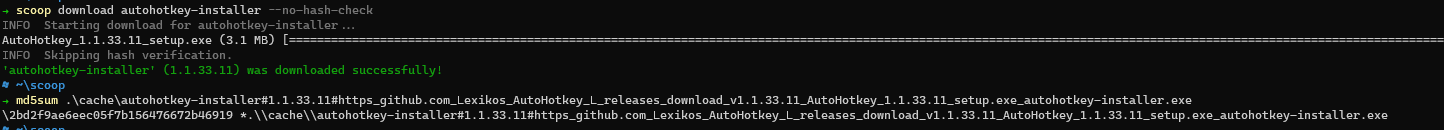 autohotkey-installer@1.1.33.11: hash check failed · Issue #8348 · ScoopInstaller/Extras · GitHub
