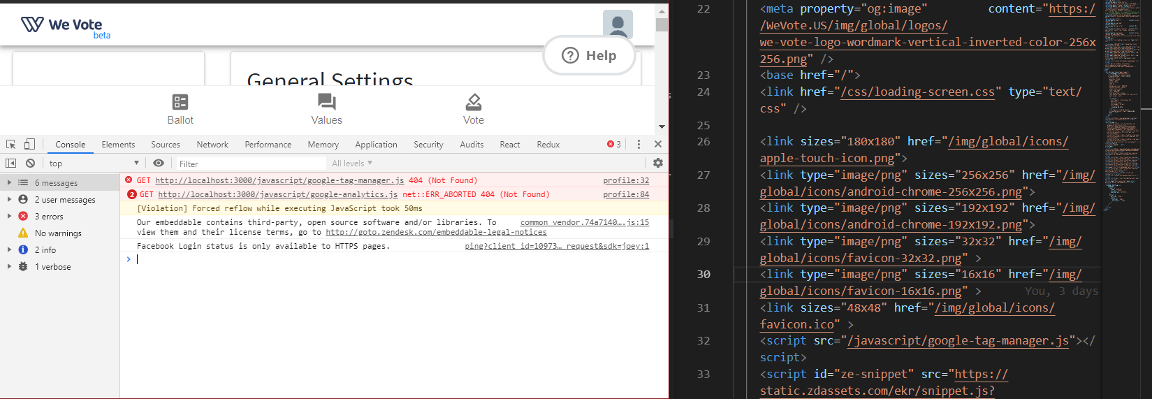 Webpack clue: Fix for index.html `rel="icon"` · Issue #2475 · wevote ...