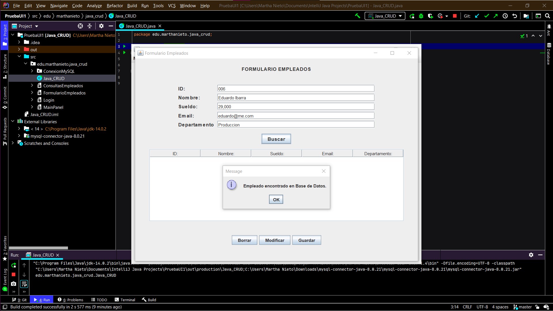 GitHub - MmmarRTha/Java_CRUD: Using Java 14, it’s a software with a ...