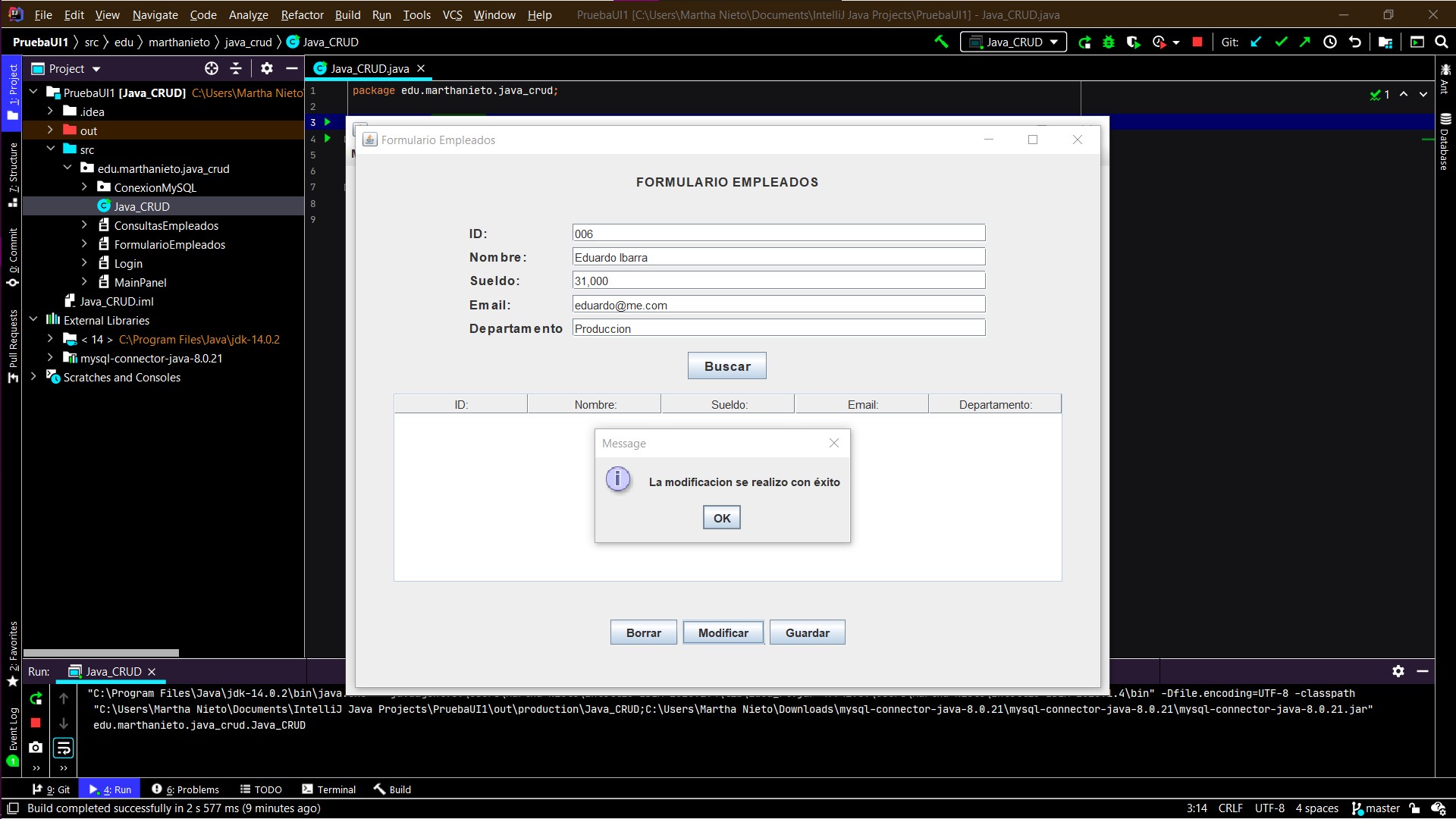 GitHub - MmmarRTha/Java_CRUD: Using Java 14, it’s a software with a ...