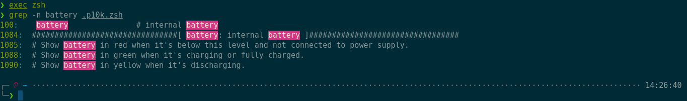 Battery segment doesn't display on ChromeOS · Issue #461 · romkatv/powerlevel10k · GitHub