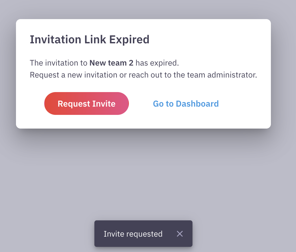 Improve `Invitation Link Expired` View · Issue #6838 · ParabolInc/parabol · GitHub