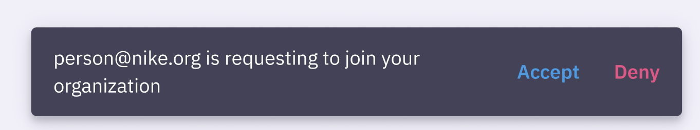 Prompt to join org: Accept-deny notification · Issue #7797 · ParabolInc/parabol · GitHub