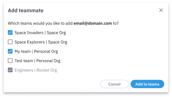 Prompt to join org: Add teammate UI · Issue #7802 · ParabolInc/parabol · GitHub