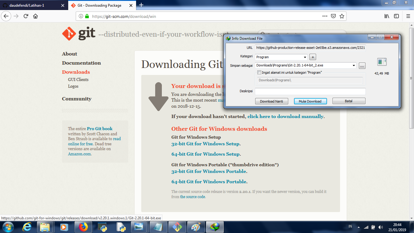 GitHub - daudefendi/Latihan-1