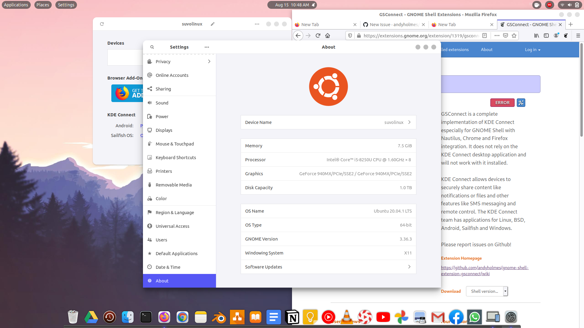 Hey guys this is the problem when i updated GSConnect it shows error ...