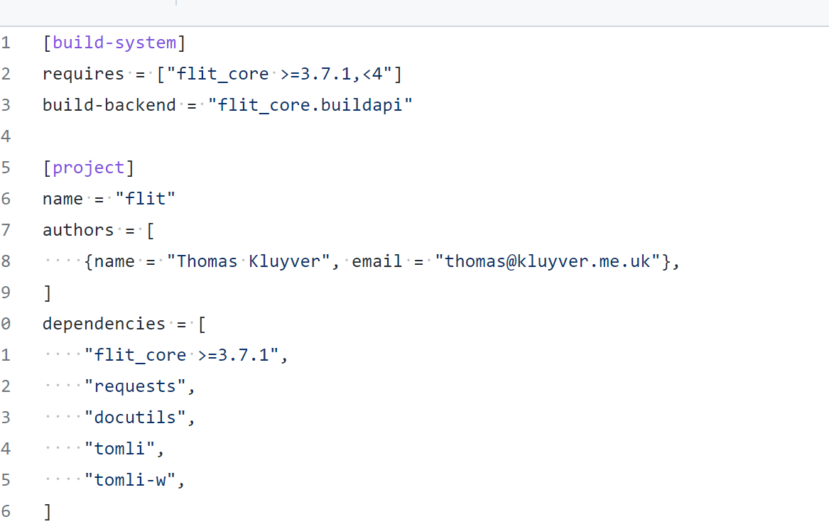 Flit issue · Issue #29 · firefly-cpp/toml-adapt · GitHub