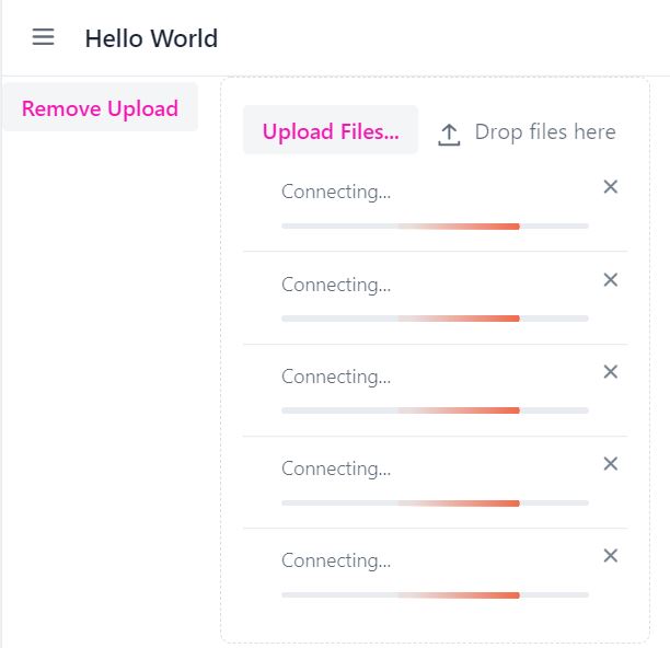 Upload Component Shows Uploaded Files As Connecting After Remove And Readd · Issue 3694 