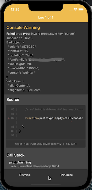 Invalid Props Style Warnings On Text Component · Issue 2514 · Necolas React Native Web · Github