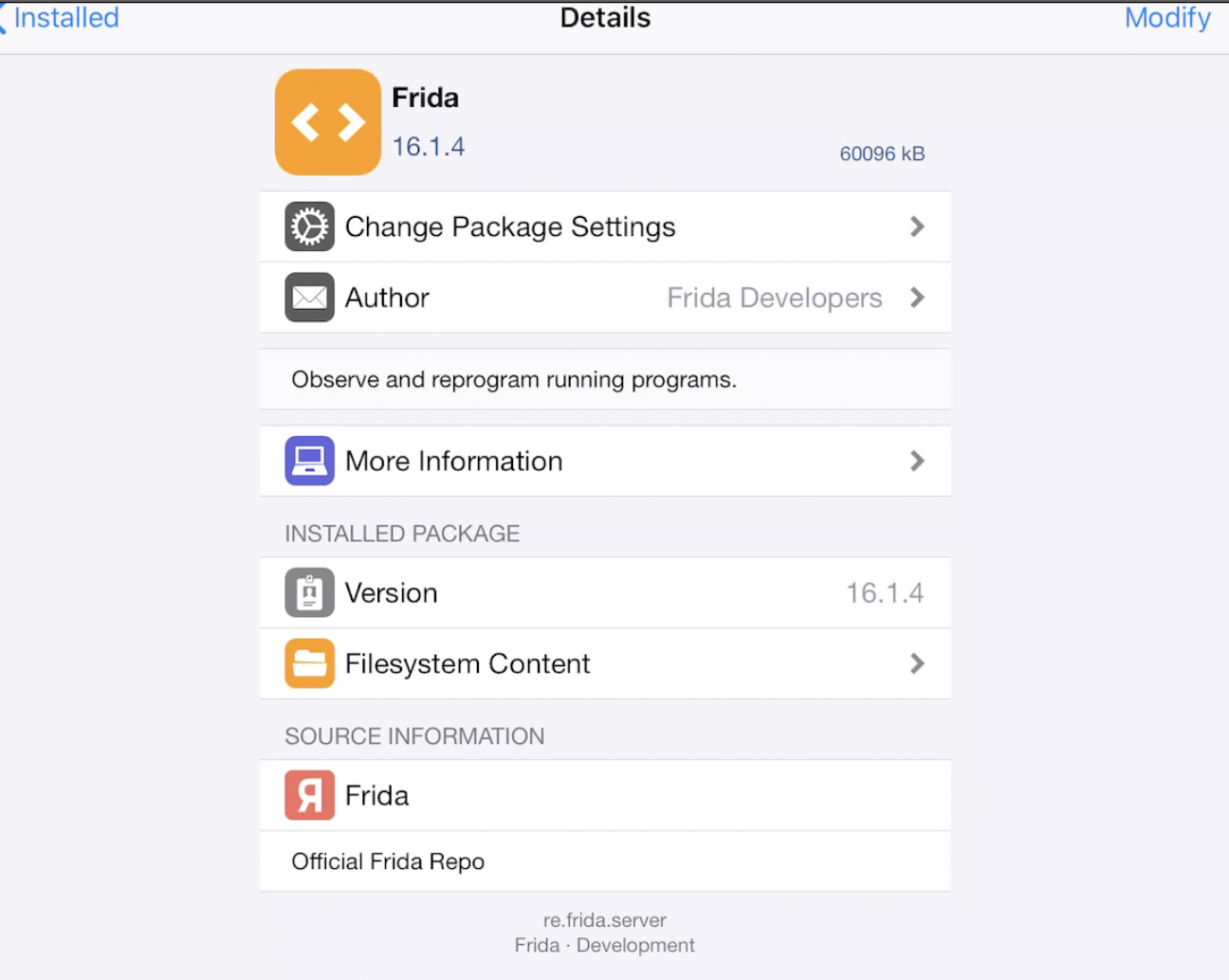 Can't connect to App. Have you connected the device with Frida 16.1.4 ...