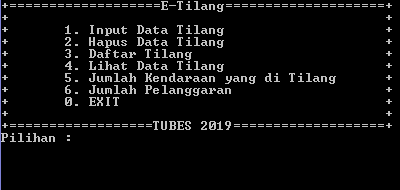 GitHub - X4D0/E-Tilang: Project ini dibuat untuk memenuhi Tugas Besar mata kuliah Struktur Data ...
