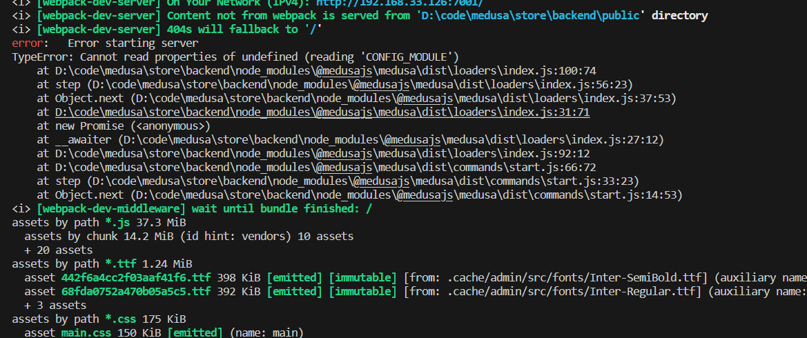 Upgrading to v1.14.0 has caused an error. · Issue #4799 · medusajs/medusa · GitHub