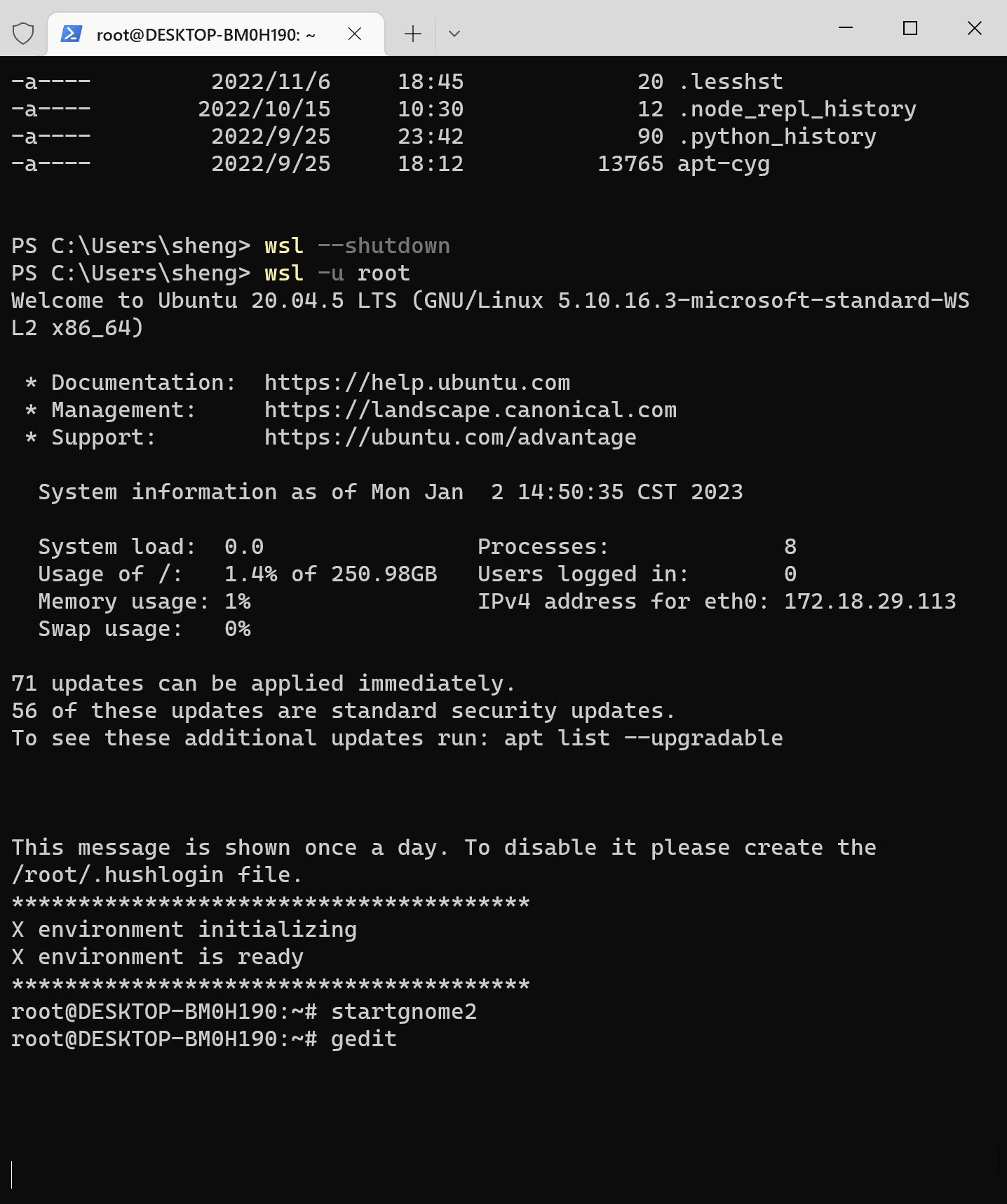 Unable to init server: 无法连接： 拒绝连接 · Issue #3 · nufeng1999/WSL_GNOME · GitHub