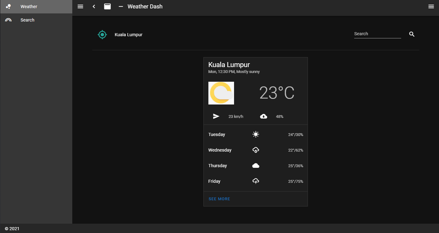 GitHub - zac-dodol/weatherdashboard: Weather Dashboard UI Design