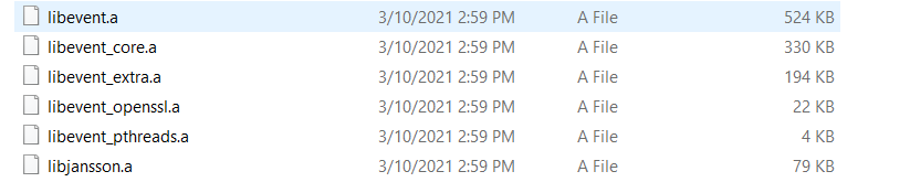 Unable to find libevent.a libevent libevent_core.a · Issue #1169 · libevent/libevent · GitHub