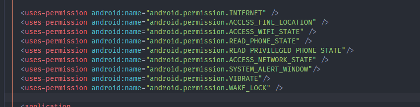 The current version can't get Android Mac. It returns an empty string and has permissions set ...