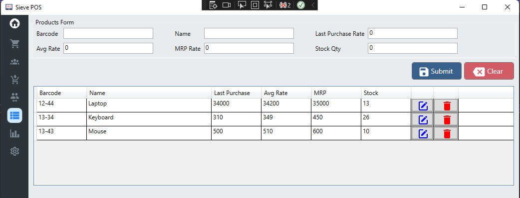 GitHub - IbneKayesh/SievePOS.WPF: Mini POS, Develop with WPF C#, SQLite