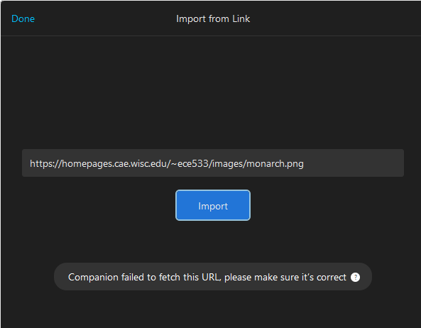 Import from Link doesn't work · Issue #2327 · transloadit/uppy · GitHub