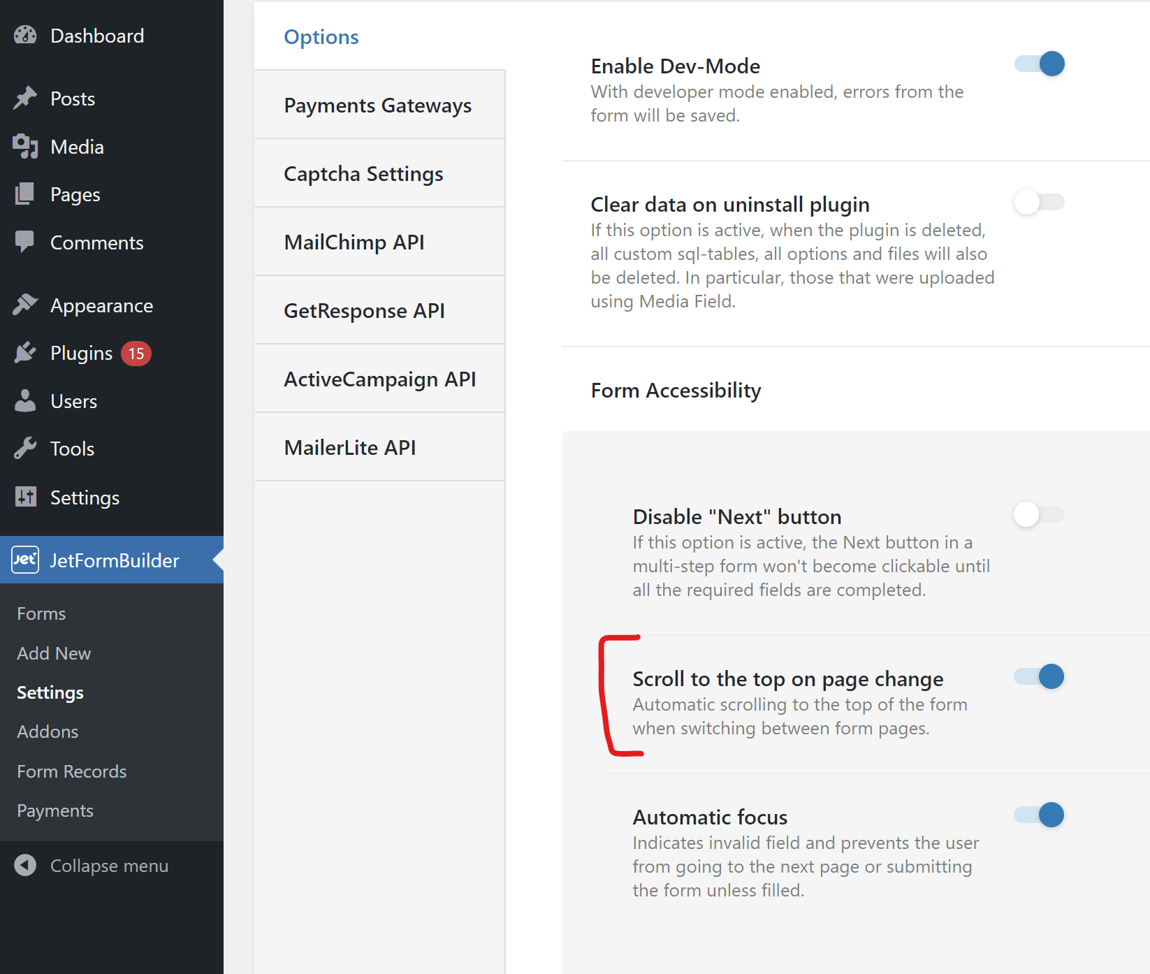 page break not scrolling up after clicking the next or previus page. · Issue #249 · Crocoblock ...