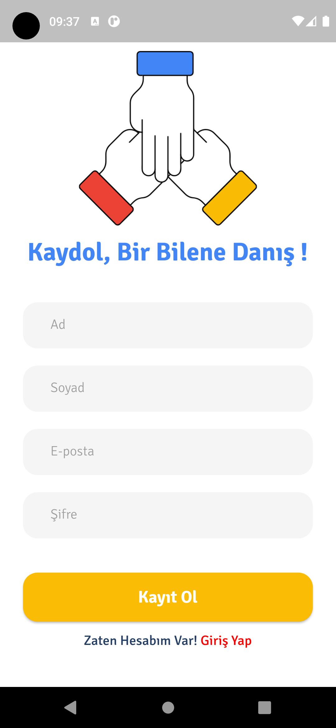 GitHub - ozrbrko/Akademi-Danisma-Hatti-App
