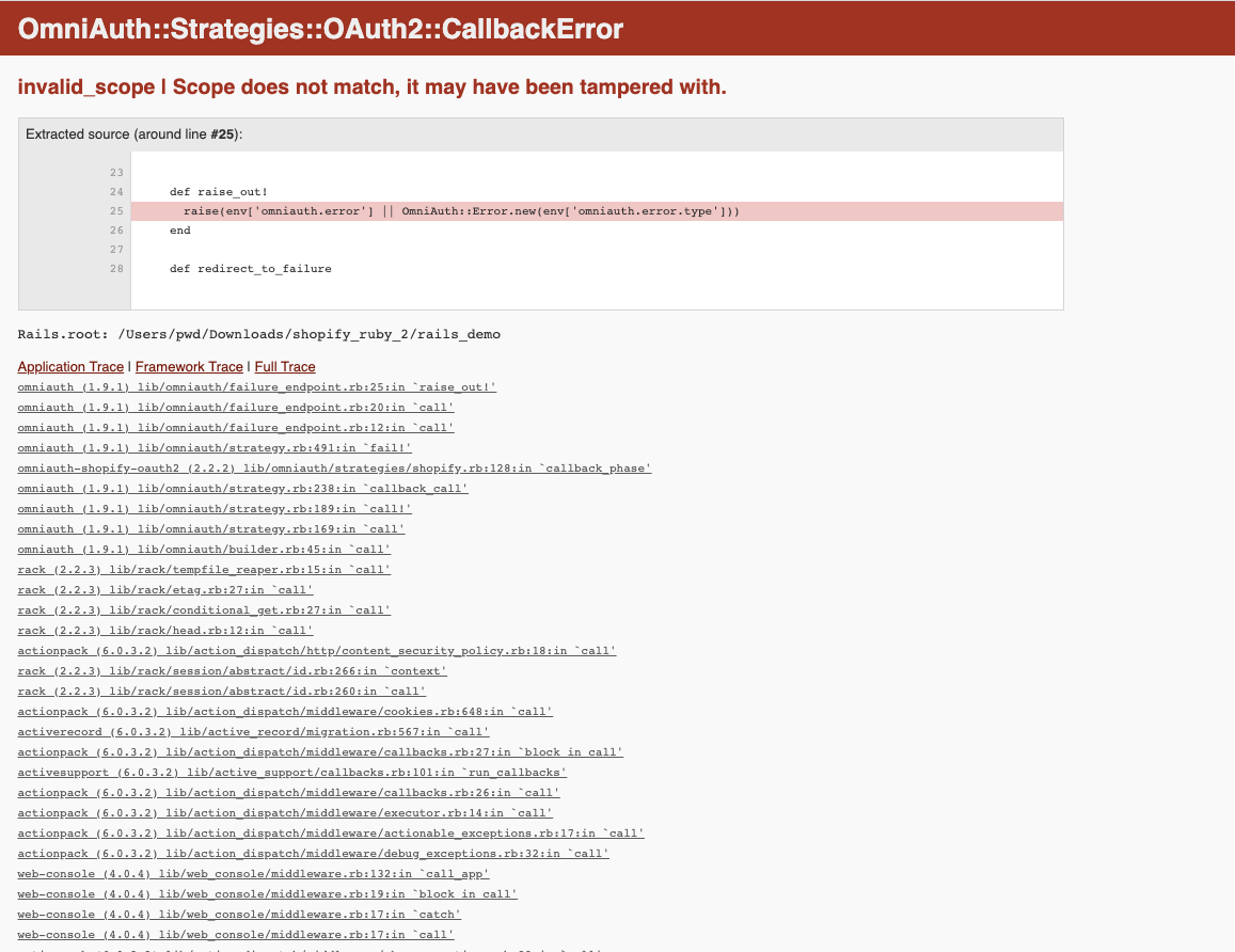 How to update OAuth scopes for app that has been created and installed ...