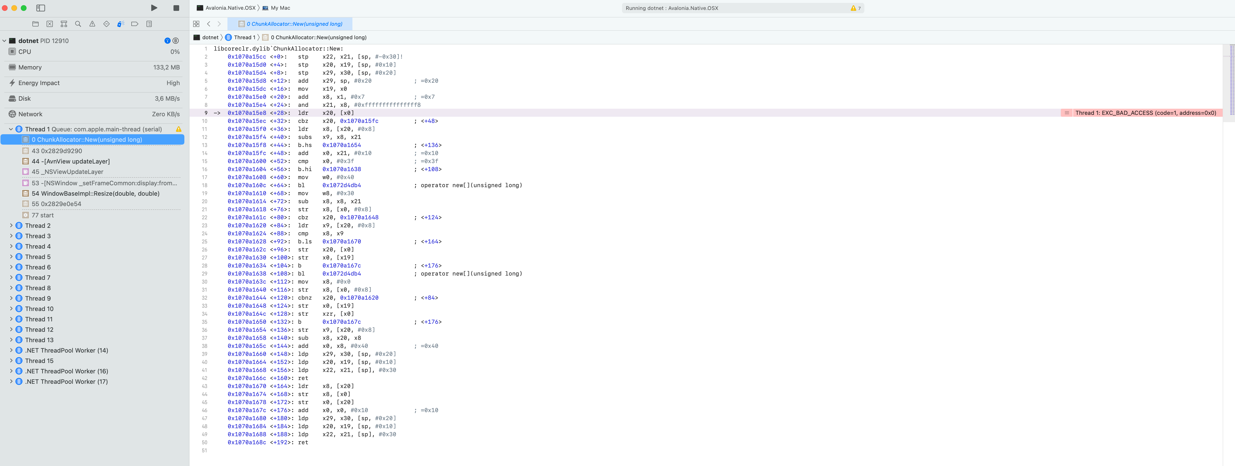 Segmentation faults on Apple Sillicon dotnet 6 preview 3 · Issue #49513 · dotnet/runtime · GitHub