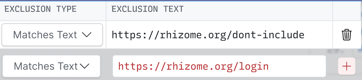 Remove exclusion from running crawl · Issue #351 · webrecorder/browsertrix · GitHub