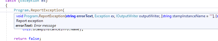 Parameter info disappears when pressing down or up in multi-line method invocation · Issue ...