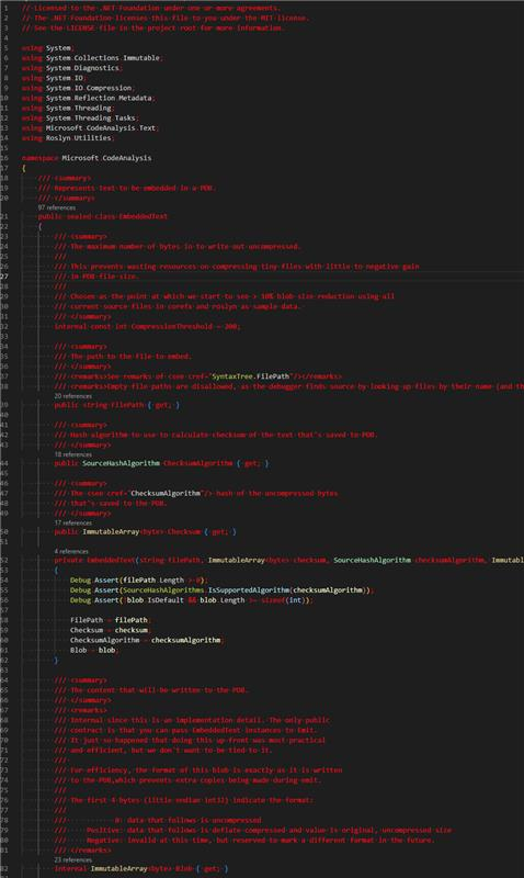 Modify Vscode Theme To Follow The Vs Rules For Classification · Issue 5763 · Dotnetvscode 