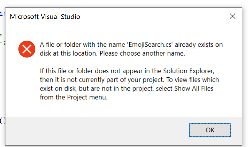 Rename type/file name that already exists bug · Issue #41583 · dotnet ...