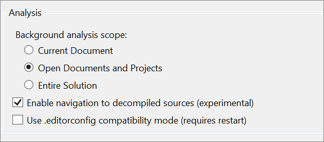 Turn On Navigate To Decompiled Sources Instead Of It Being Behind A Feature Flag · Issue 41766