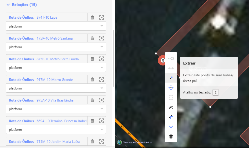 Extract tool removes relations from node · Issue #8929 · openstreetmap/iD · GitHub