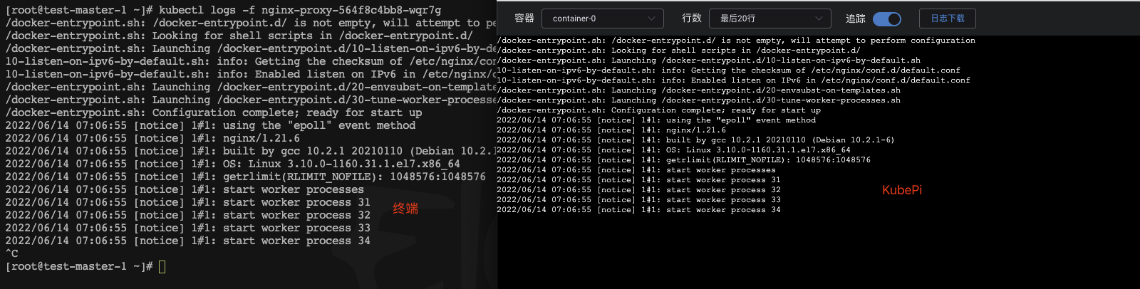 kubepi页面上查无法查看启动失败pods的提示日志 · Issue #93 · 1Panel-dev/KubePi · GitHub