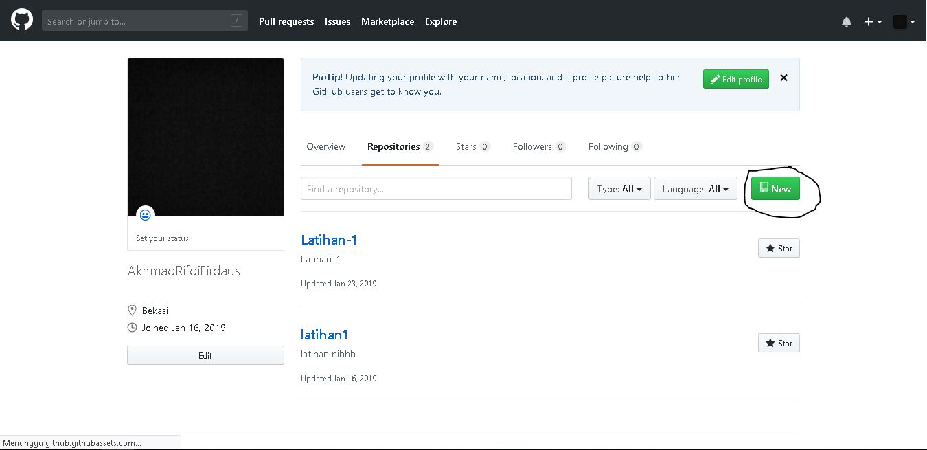 GitHub - AkhmadRifqiFirdaus/Latihan-1: Latihan-1