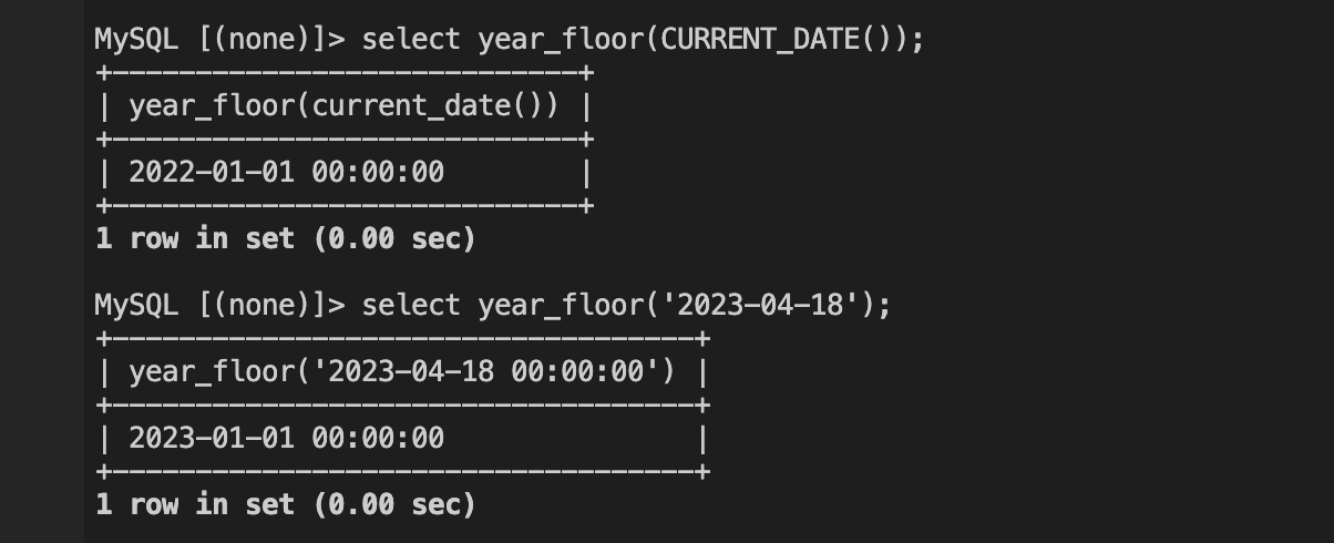 [Bug] year_floor function returns incorrectly · Issue #18787 · apache/doris · GitHub