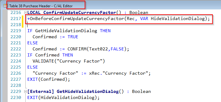 T38 new publisher in fct. ConfirmUpdateCurrencyFactor · Issue #3309 · microsoft/ALAppExtensions ...