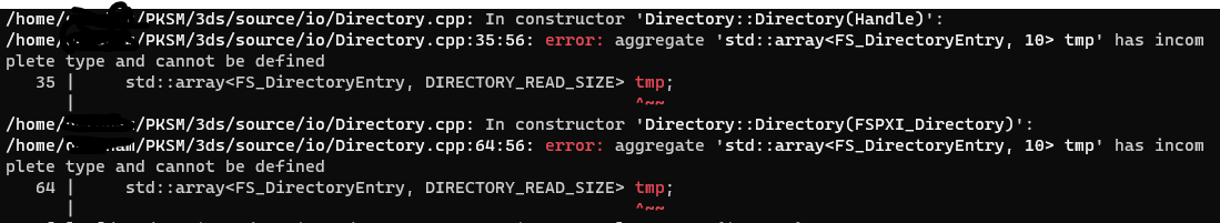 Bug Report - Build fails due to compiler error · Issue #1330 · FlagBrew/PKSM · GitHub