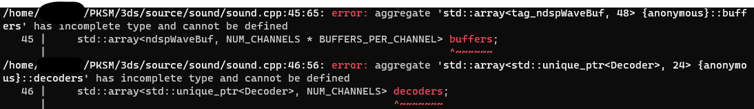 Bug Report - Build fails due to compiler error · Issue #1330 · FlagBrew/PKSM · GitHub