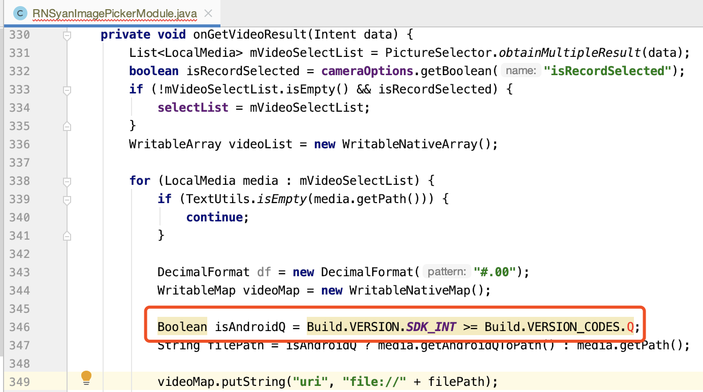 错误: 找不到符号Boolean isAndroidQ = Build.VERSION.SDK_INT >= Build.VERSION_CODES.Q; · Issue #158 ...