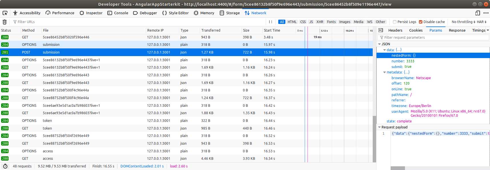 Sub form(nested form) data object contains parent data also. · Issue ...