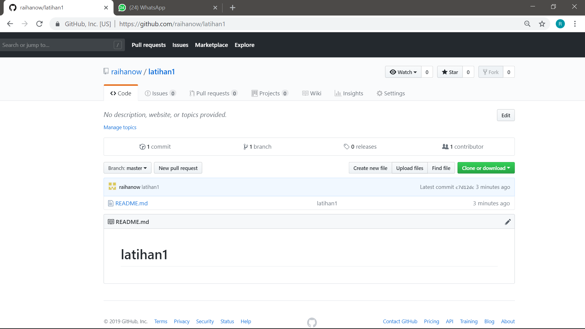 GitHub - raihanow/latihan1