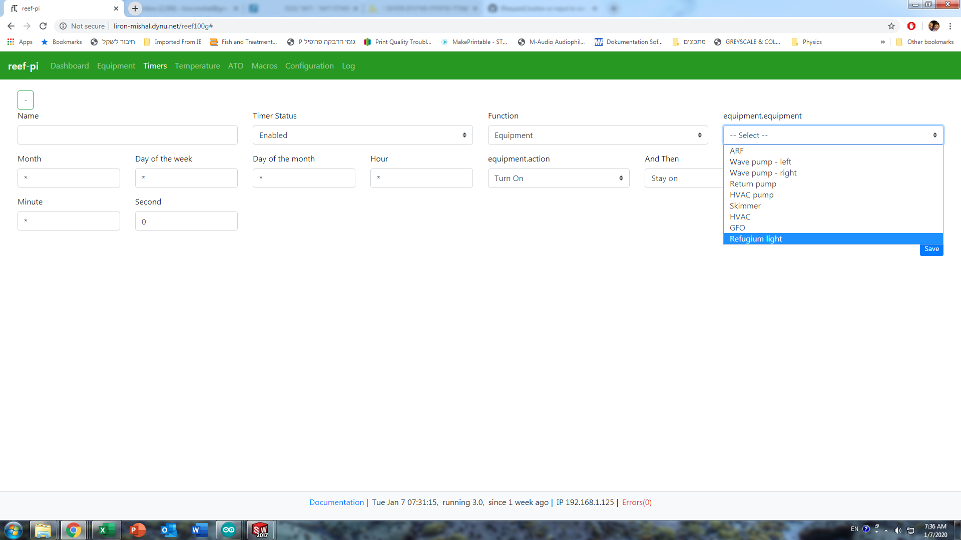 [Request] button or input to run macro · Issue #1018 · reef-pi/reef-pi · GitHub