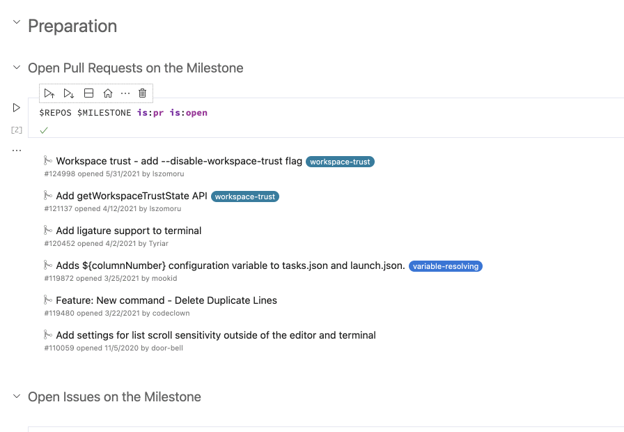 Jupyter-like focus indicator should be sticky · Issue #125338 · microsoft/vscode · GitHub