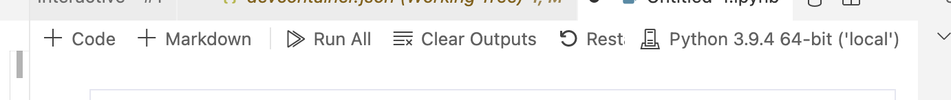 Need a visual separator between the toolbar and the kernel selector ...