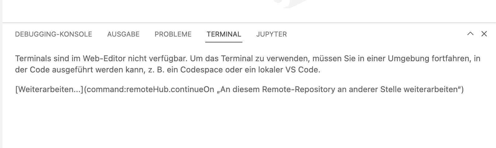 "Continue On" button doesn't show with German language pack · Issue #221 · microsoft/vscode ...