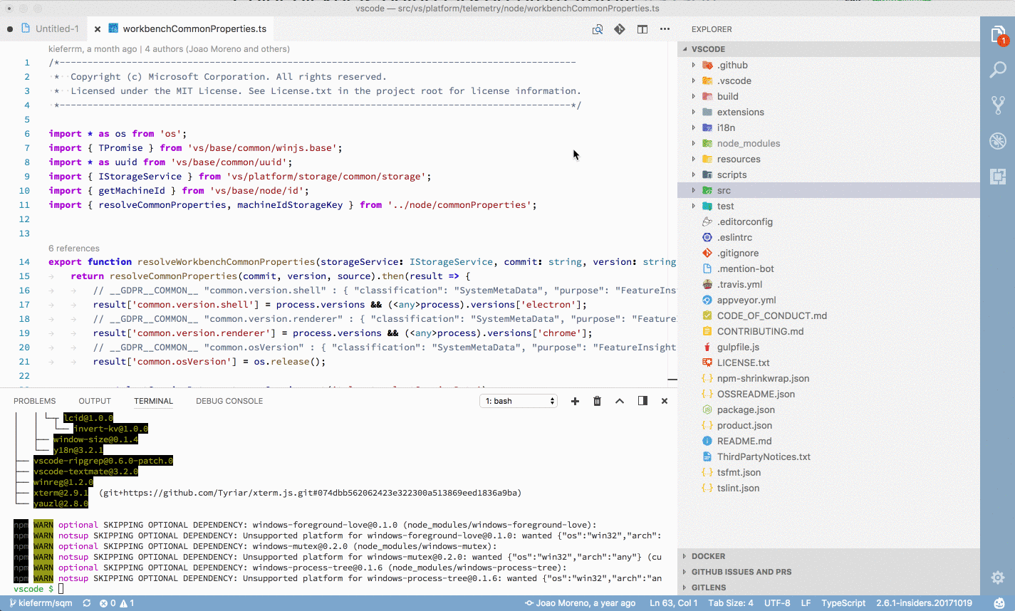 Switch Active Terminal should not ask for workspace root folder in ...