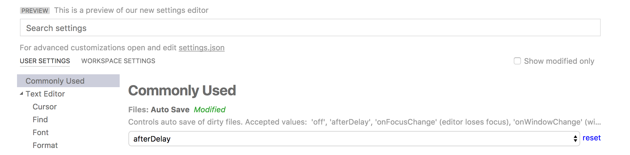 Tab titles in settings editor seem too small · Issue #52810 · microsoft ...