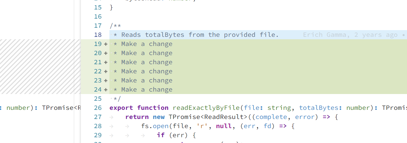 diff type indicators are two big · Issue #129 · microsoft/vscode-pull-request-github · GitHub