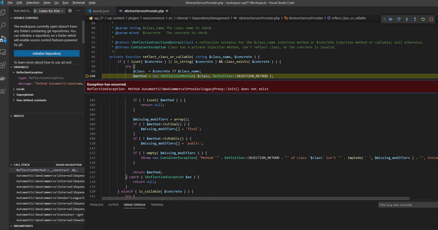 Xdebug Error With Woocommerce 5 · Issue 29465 · Woocommerce Woocommerce · Github