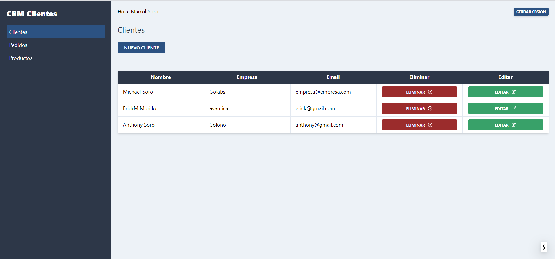 GitHub - MaikolSoro/crmcliente: Next.js, GraphQL